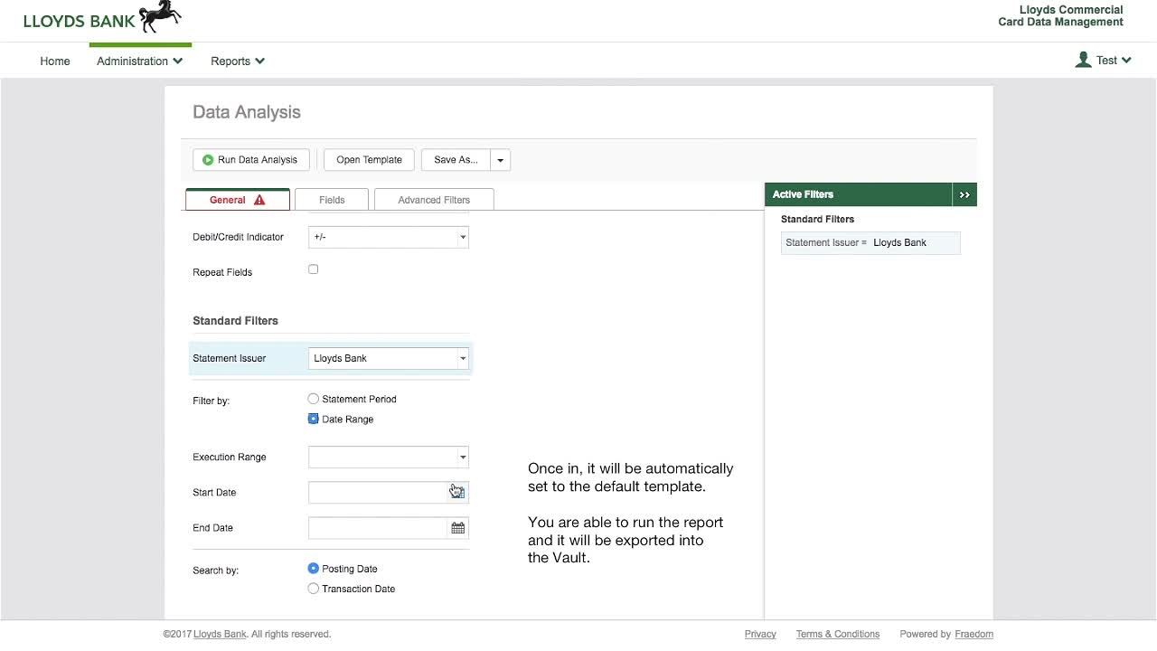 Lloyds - CCDM - Data Analysis Tool